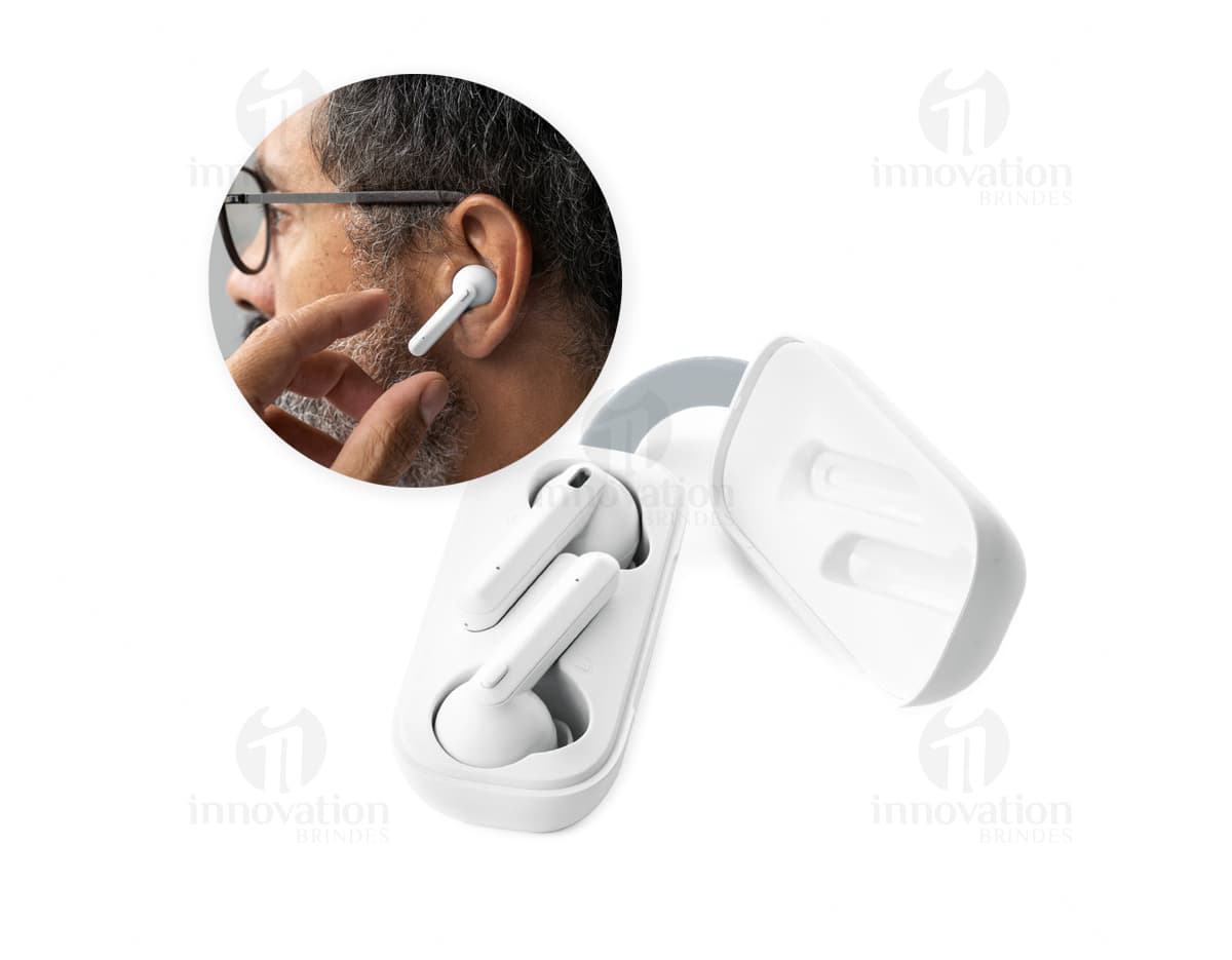 Fone Wireless Bluetooth 5.0 Em Abs Personalizado | Brindes Personal...