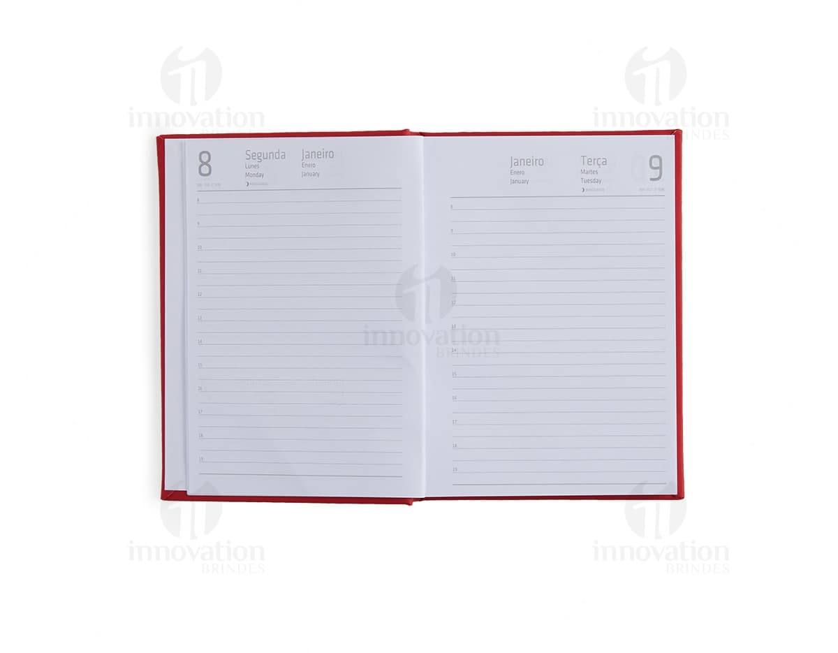 Agenda 2024 Capa Cromato Personalizada | Brindes Personalizado